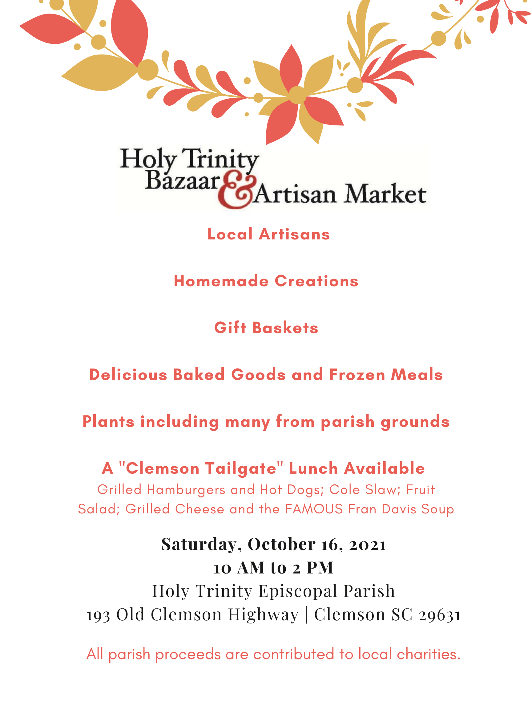 Holy Trinity Bazaar, 2021